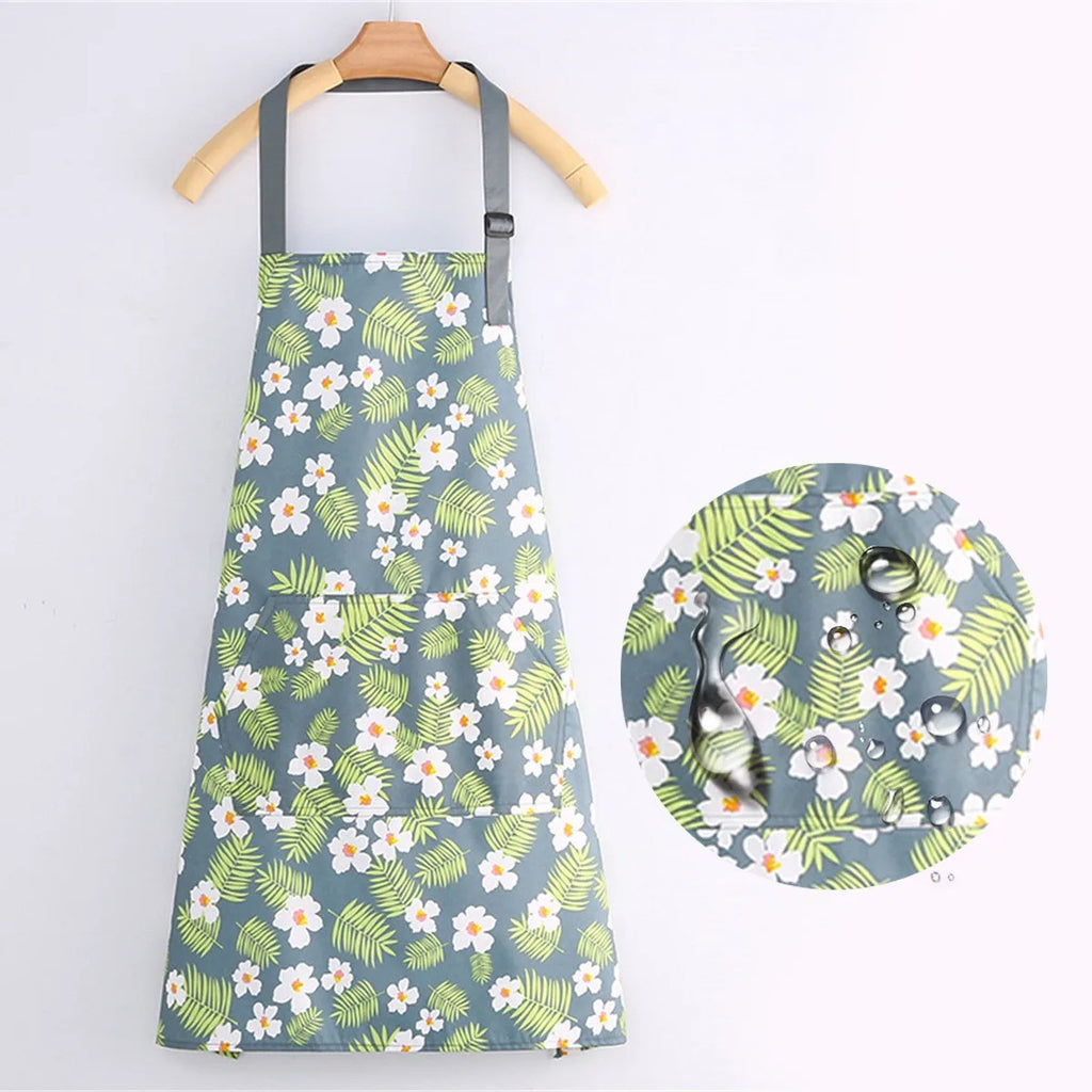 Petal Perfection Kitchen Apron – Earthy Bliss